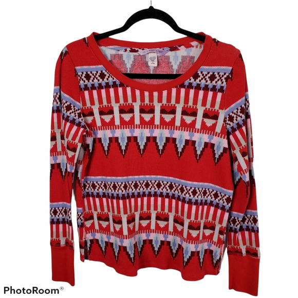 Victoria's Secret | Tops | Victorias Secret Red Heart Thermal Top Med ...
